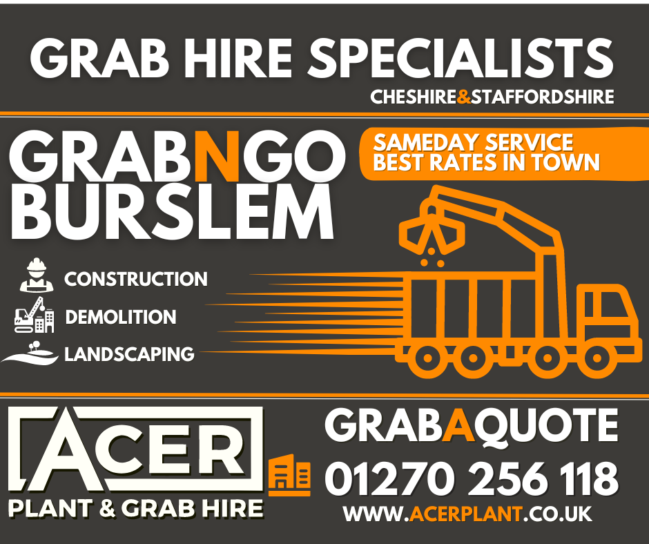 Burslem Grab Hire | Best Grab Lorry Hire in Burslem